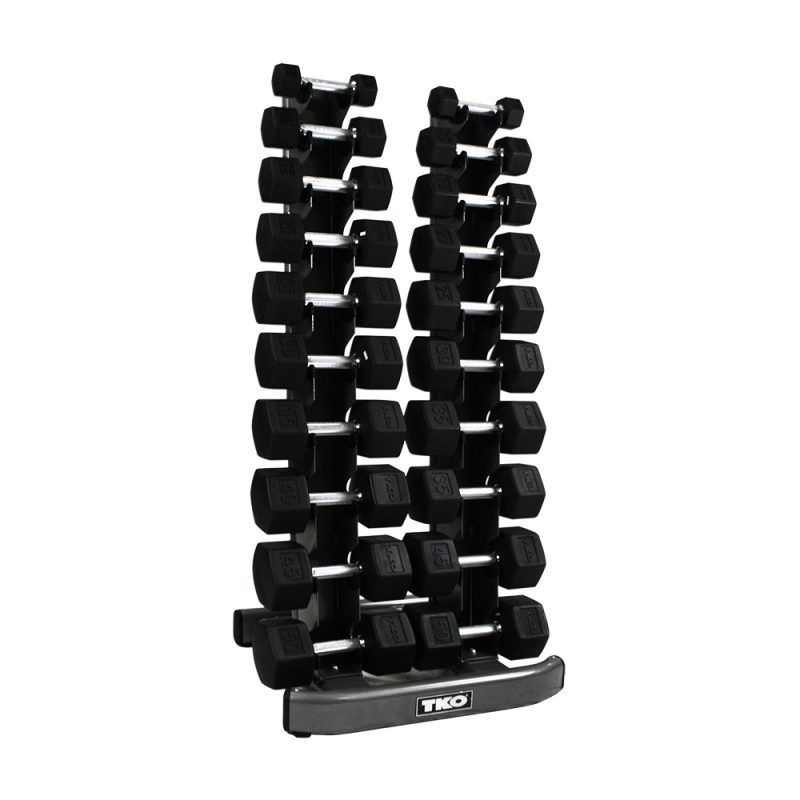 TKO 10 PAIR VERTICAL DUMBBELL RACK (840VDR10) - Hest Fitness Products