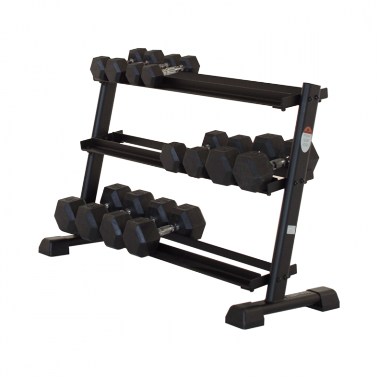 INSPIRE 3-TIER DUMBBELL RACK (DBRH) - Hest Fitness Products